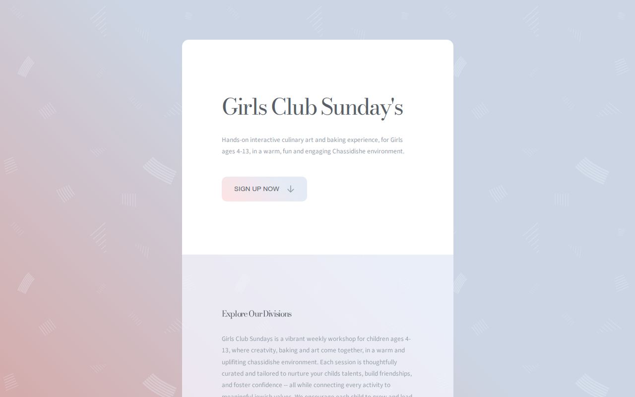 Girls Club Sundays -- Creative Workshops for Ages 3-13